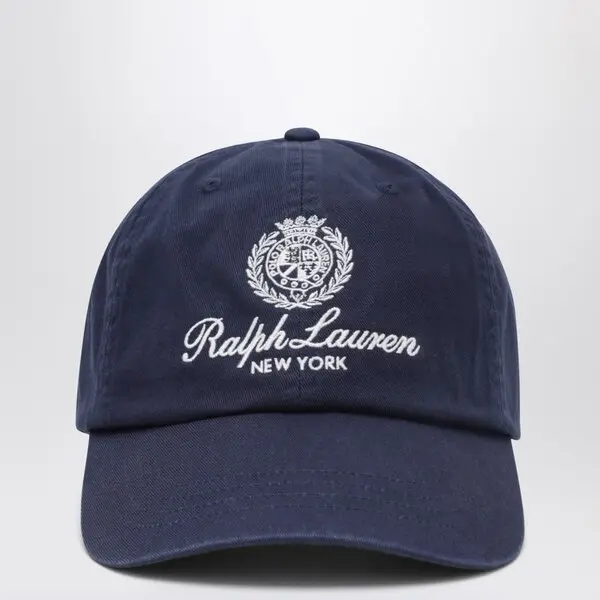 Polo Ralph Lauren Navy Cotton Baseball Cap - Blue