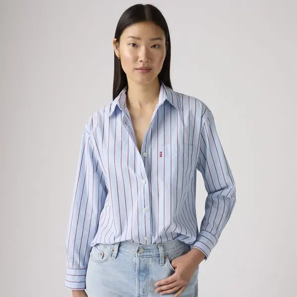 LEVI'S Harlie Boyfriend Shirt - Chambray Blue