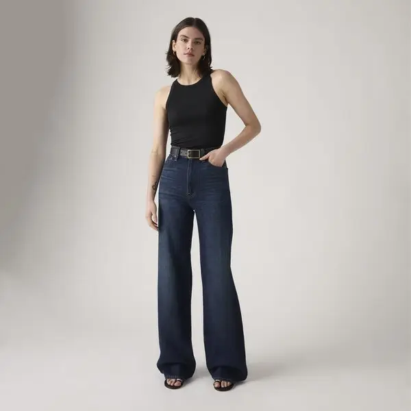 LEVI'S Ribcage Wide-leg Linen+ Denim Jeans - Do You Mind