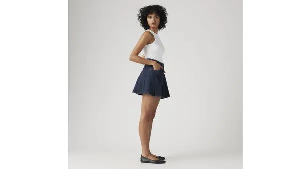 LEVI'S Pleated Mini Skirt