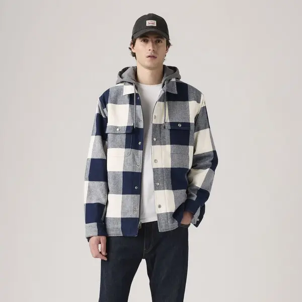 LEVI'S Francisco Sherpa Flannel Jacket