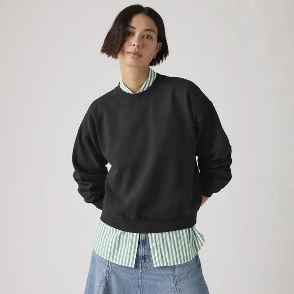 LEVI'S Vintage Boxy Sweatshirt - Garment Dye Grunge