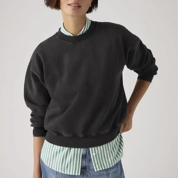 LEVI'S Vintage Boxy Sweatshirt - Garment Dye Grunge