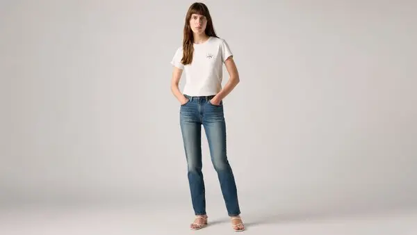 LEVI'S 724 High Rise Straight Jeans - Ankle Time