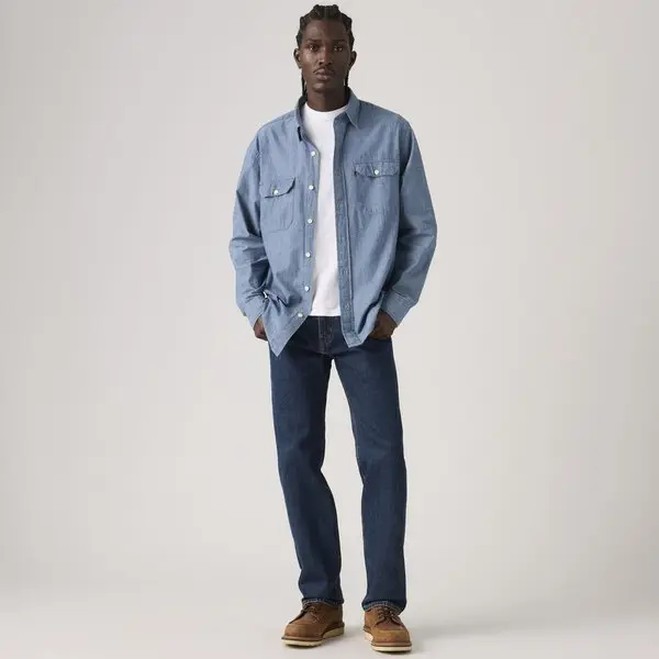 LEVI'S 505 Regular Fit Jeans - Dark Stonewash