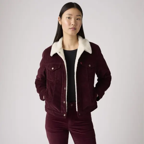 LEVI'S Original Sherpa Trucker Jacket - Merlot