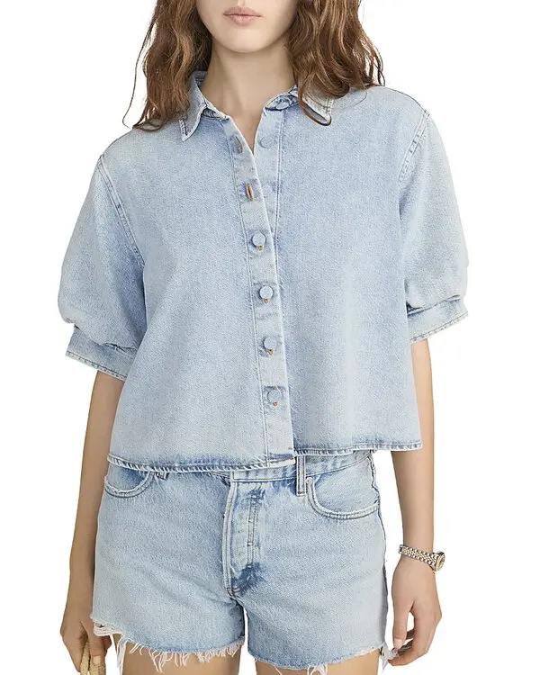 FRAME The Billow Sleeve Shirt - Puffin