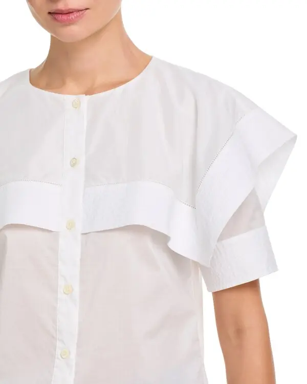 FRAME The Sleek Cape Shirt