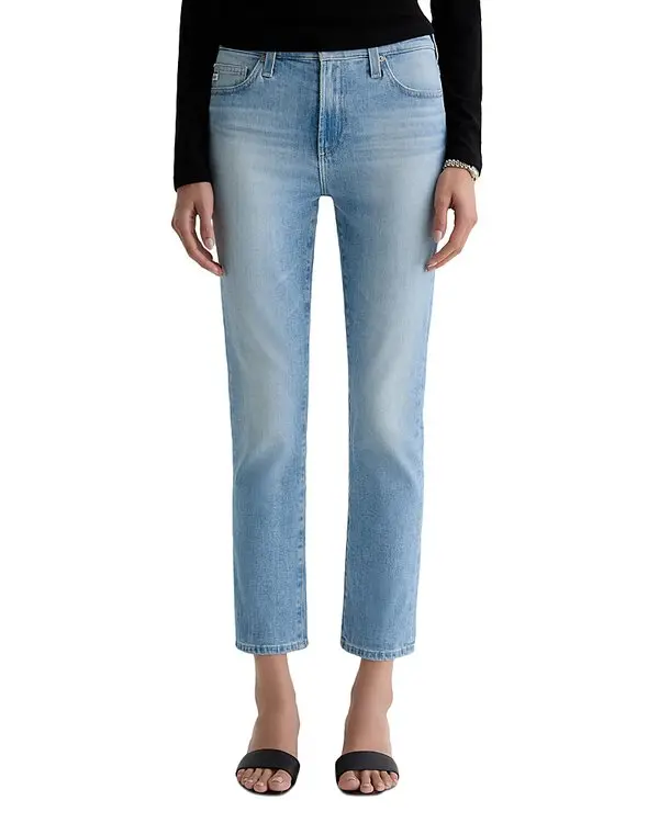Ag Mari Mid Rise Slim Straight Crop Jeans - Cruiser