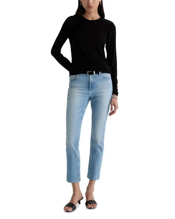 Ag Mari Mid-rise Slim Straight Jeans