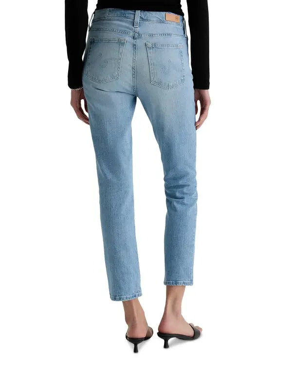 Ag Mari Mid-rise Slim Straight Jeans