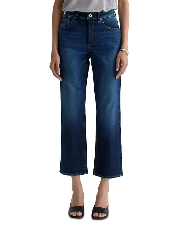 Ag Brinley Mid Rise Straight Crop Jeans - Outspoken