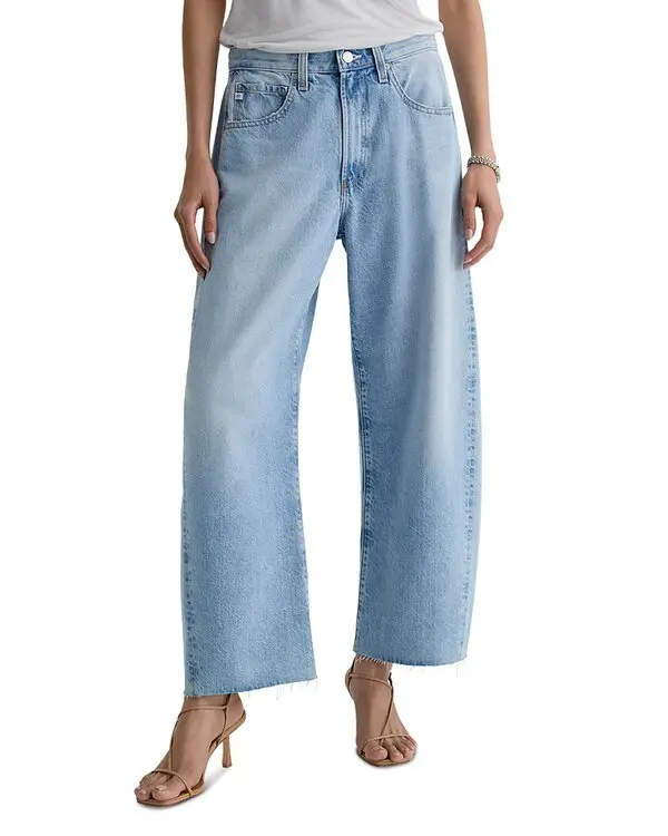 Ag Hattie High-rise Barrel Crop Jeans - Gesture