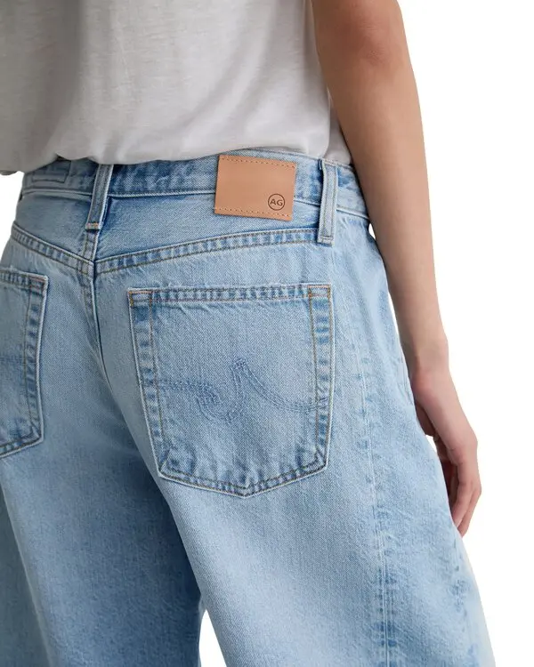 Ag Hattie High-rise Barrel Crop Jeans - Gesture