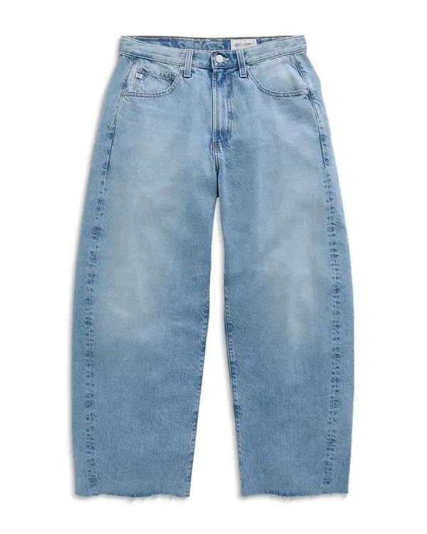 Ag Hattie High-rise Barrel Crop Jeans - Gesture