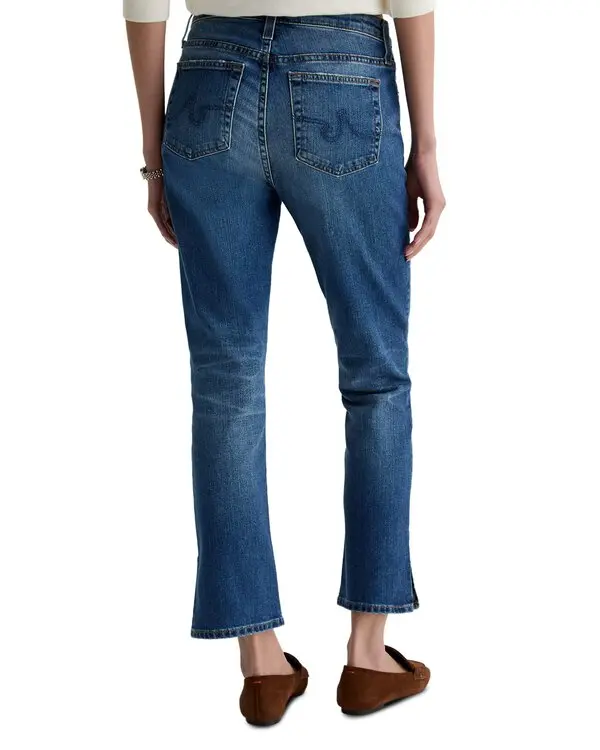 Ag Mari Mid-rise Slim Straight Crop Jeans