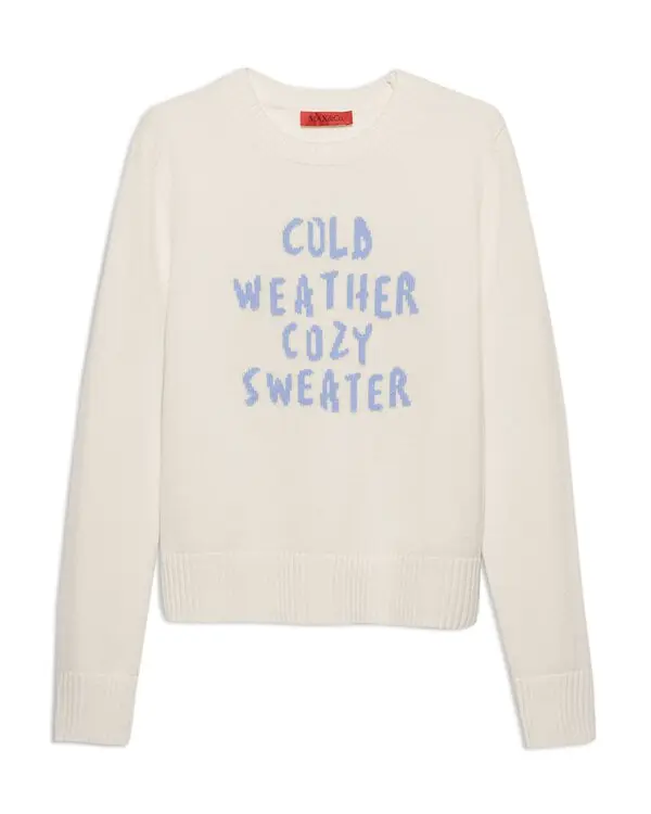 Max & Co. Wool Cashmere Sweater - Vanilla