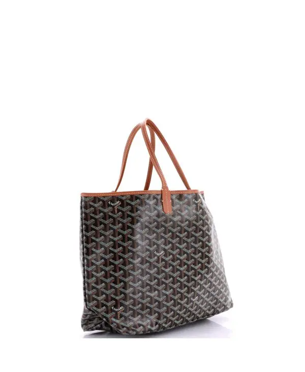 Goyard Saint Louis Pm Tote Coated Canvas - Brown