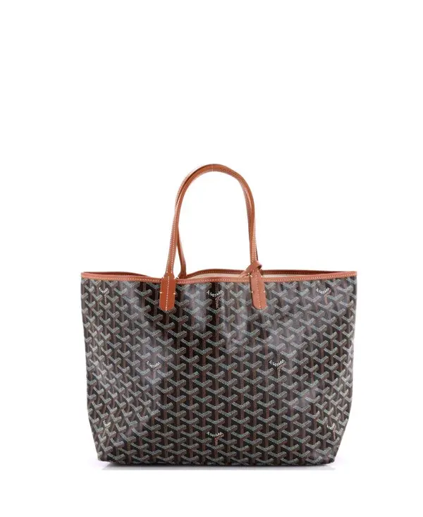 Goyard Saint Louis Pm Tote Coated Canvas - Brown