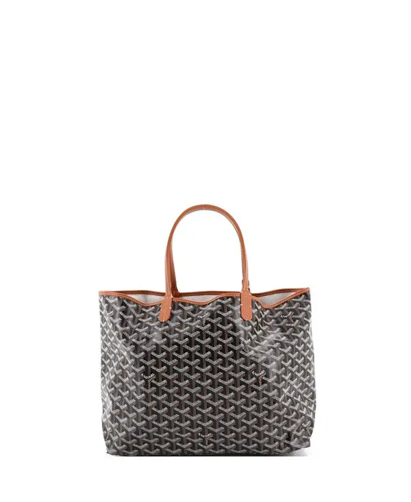 Goyard Pm Saint Louis Tote Coated Canvas - Black