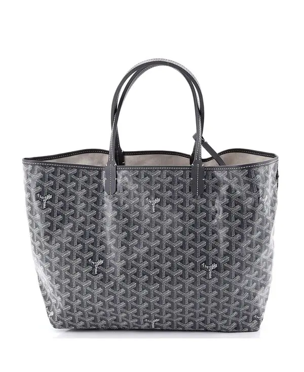 Goyard Pm Saint Louis Tote Coated Canvas - Gray