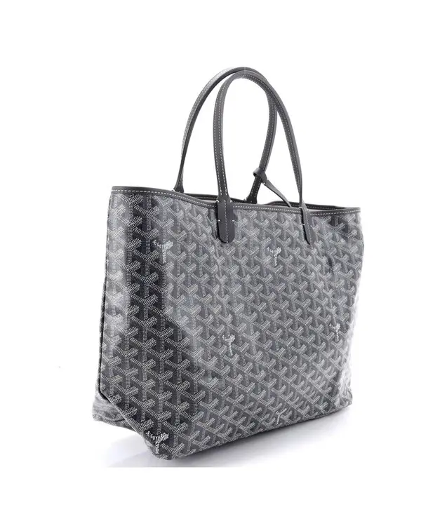 Goyard Pm Saint Louis Tote Coated Canvas - Gray