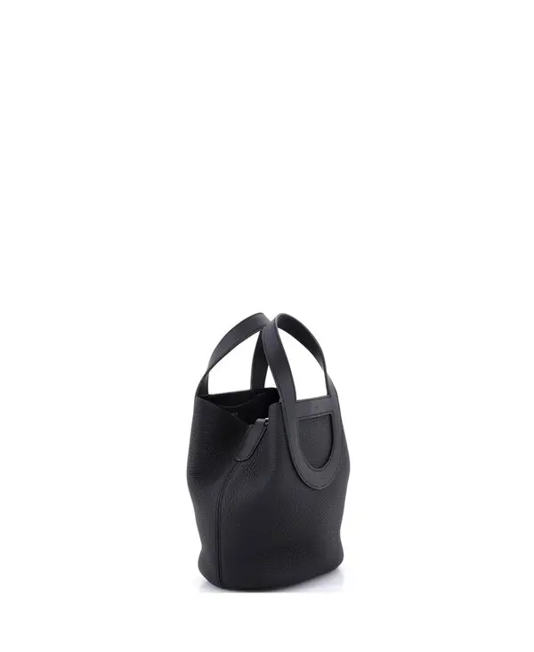 Hermès 18 In-the-loop Bag Clemence With Swift - Black