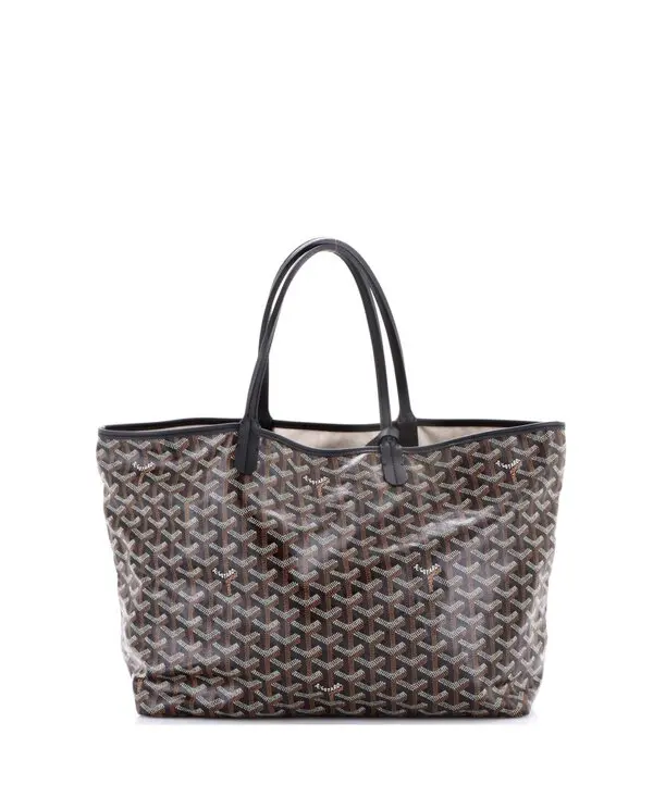 Goyard Pm Saint Louis Tote Coated Canvas - Black
