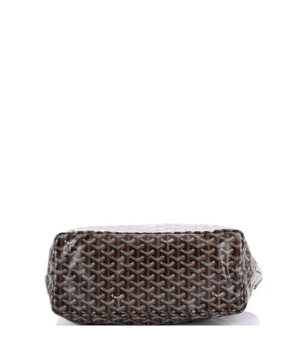 Goyard Pm Saint Louis Tote Coated Canvas - Black