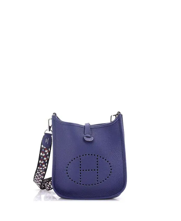 Hermès Tpm Evelyne Bag Gen Iii Maurice - Blue