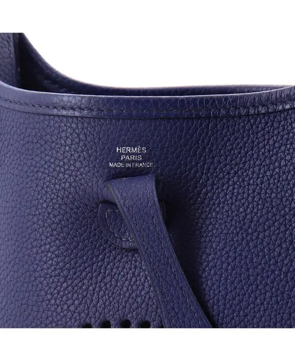 Hermès Tpm Evelyne Bag Gen Iii Maurice - Blue