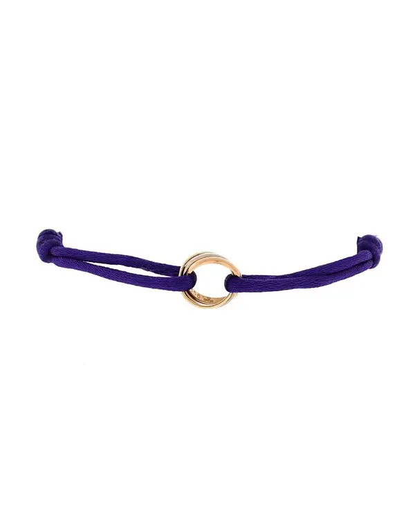 CARTIER Trinity On Cord Bracelet - Gold