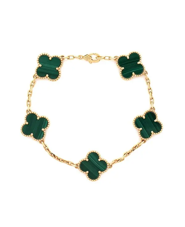 VAN CLEEF & ARPELS Vintage Alhambra 5 Motifs Bracelet - Gold
