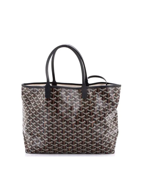 Goyard Pm Saint Louis Tote Coated Canvas - Black
