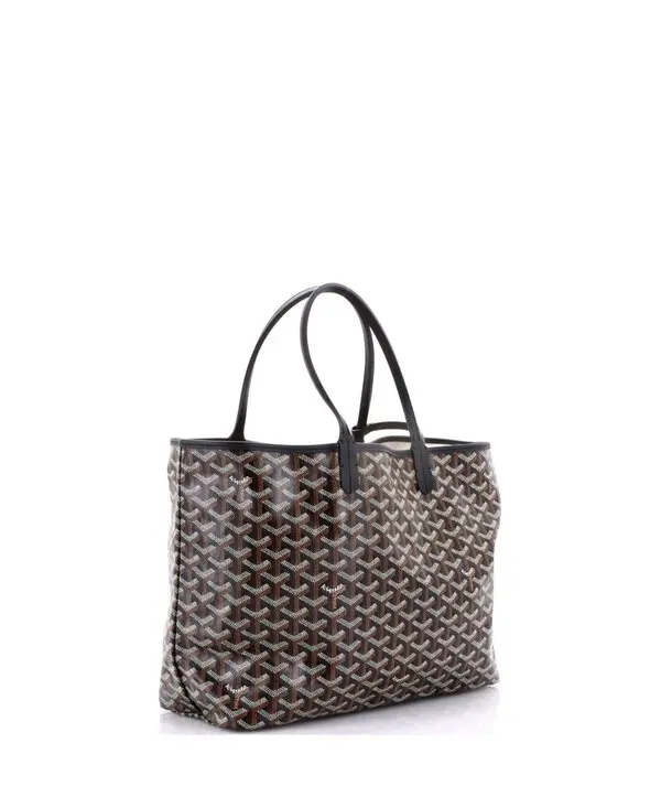 Goyard Pm Saint Louis Tote Coated Canvas - Black