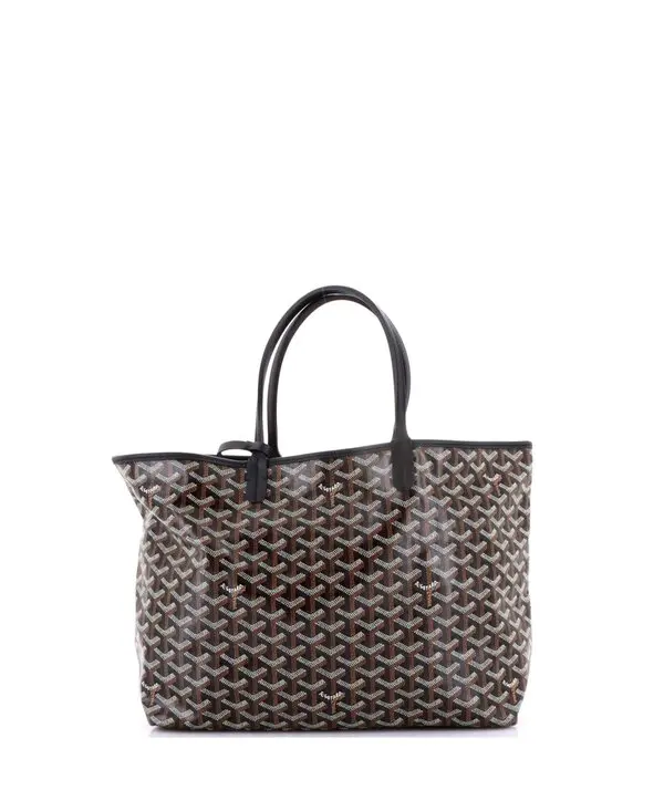 Goyard Pm Saint Louis Tote Coated Canvas - Black