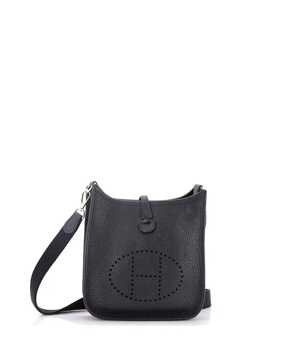Hermès Tpm Evelyne Bag Gen Iii Clemence - Black