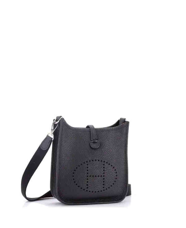Hermès Tpm Evelyne Bag Gen Iii Clemence - Black