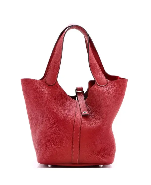 Hermès Picotin Lock Bag - Red
