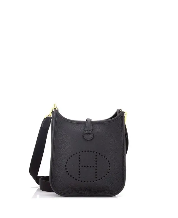 Hermès Tpm Evelyne Gen Iii Clemence Bag - Black