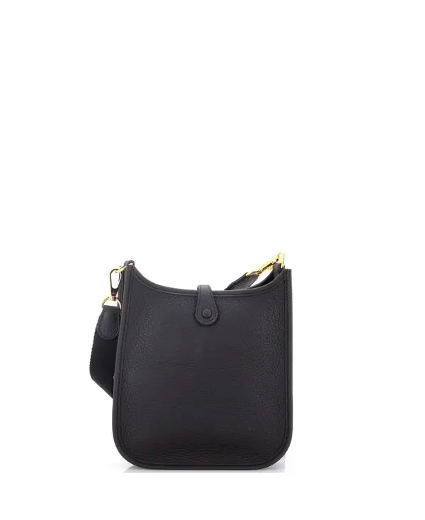 Hermès Tpm Evelyne Gen Iii Clemence Bag - Black
