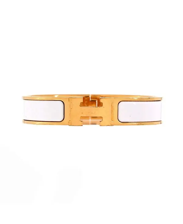 HERMES Narrow Clic H Bracelet - Enamel