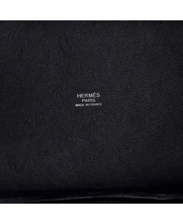 Hermès Pm Picotin Lock Felt Bag With Leather Trim - Blue