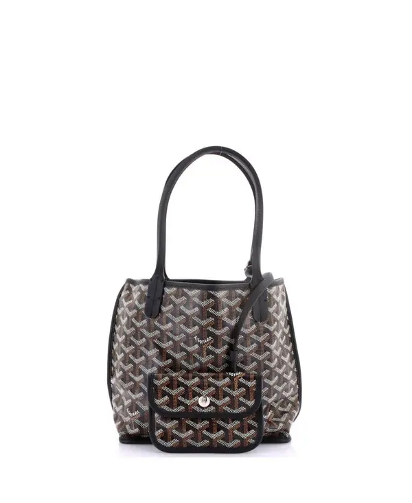 Goyard Anjou Reversible Tote Coated Canvas - Black