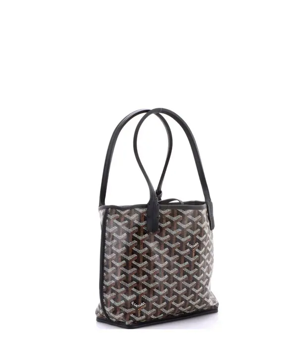 Goyard Anjou Reversible Tote Coated Canvas - Black