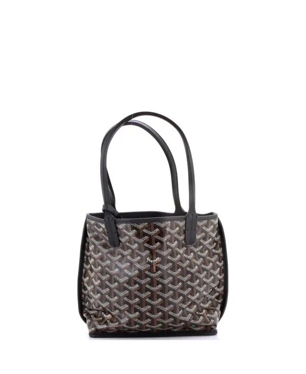 Goyard Anjou Reversible Tote Coated Canvas - Black