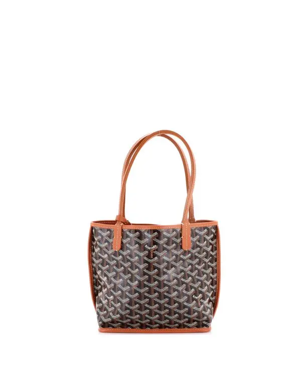 Goyard Anjou Reversible Tote Coated Canvas - Brown