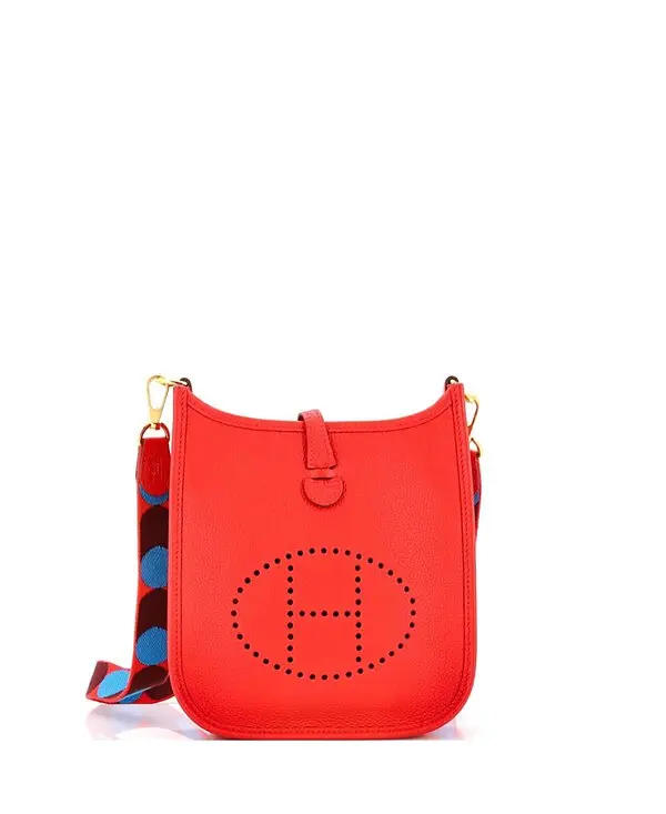 HERMES Tpm Evelyne Bag Gen Iii Maurice - Red