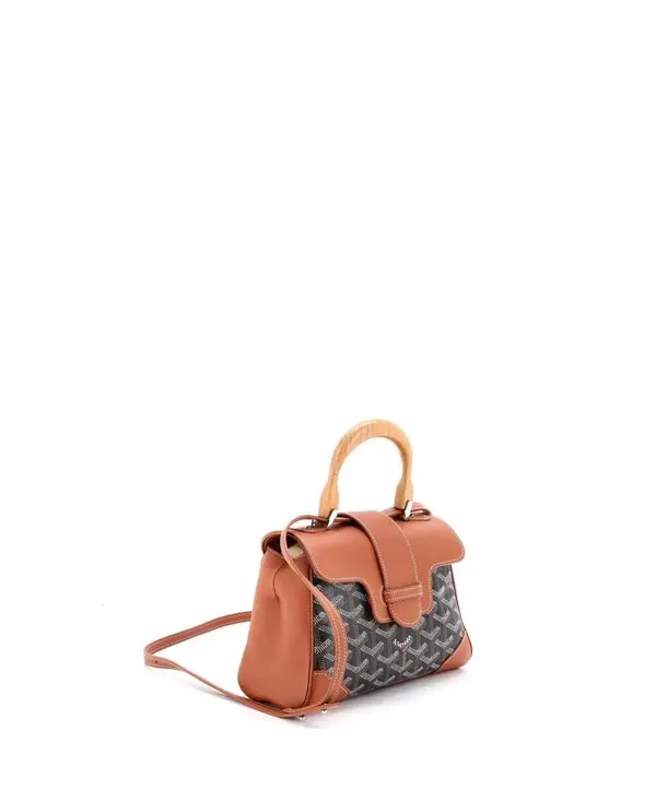 Goyard Saigon Top Handle Bag - Brown