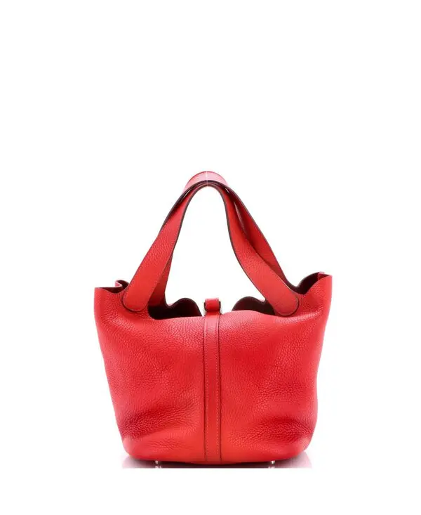Hermès Mm Picotin Lock Bag - Red